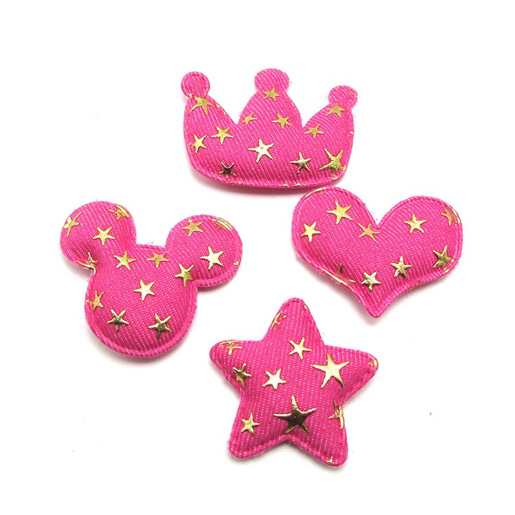 32Pcs Denim Goud Stempel Star Hart Muis Hoofd Kroo... – Grandado
