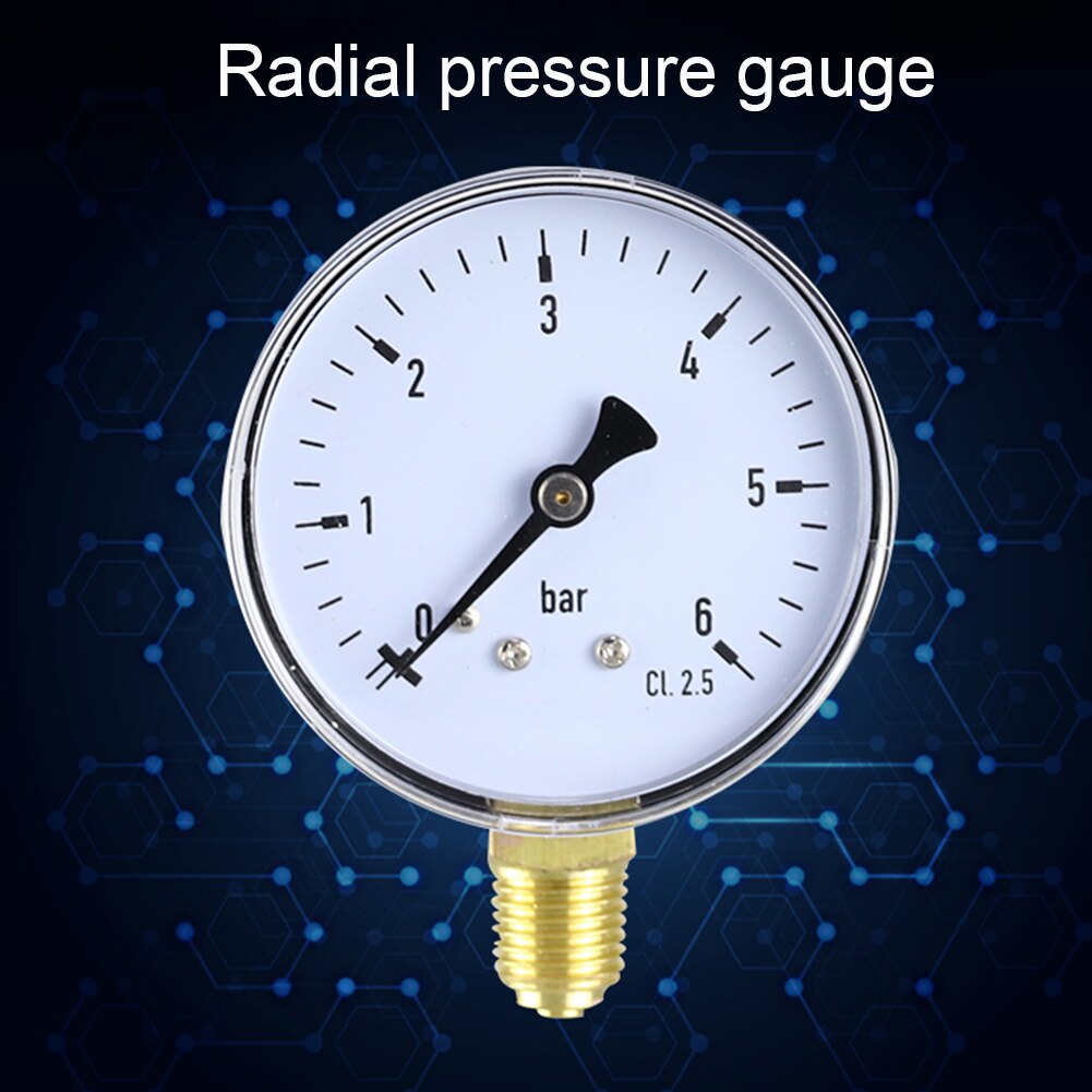 0-6 Bar Accurate Instrument Air Pressure Gauge Sid... – Vicedeal