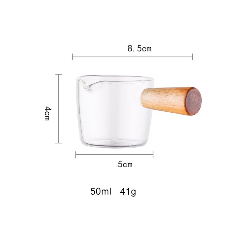 Mini Glass Milk Cup Creamer Jug Multi-Functional S... – Grandado