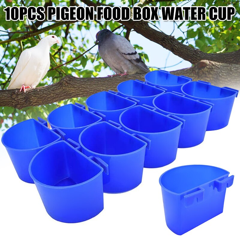Newest Pigeons Food Box Hanging Plastic Water Cup ... – Vicedeal