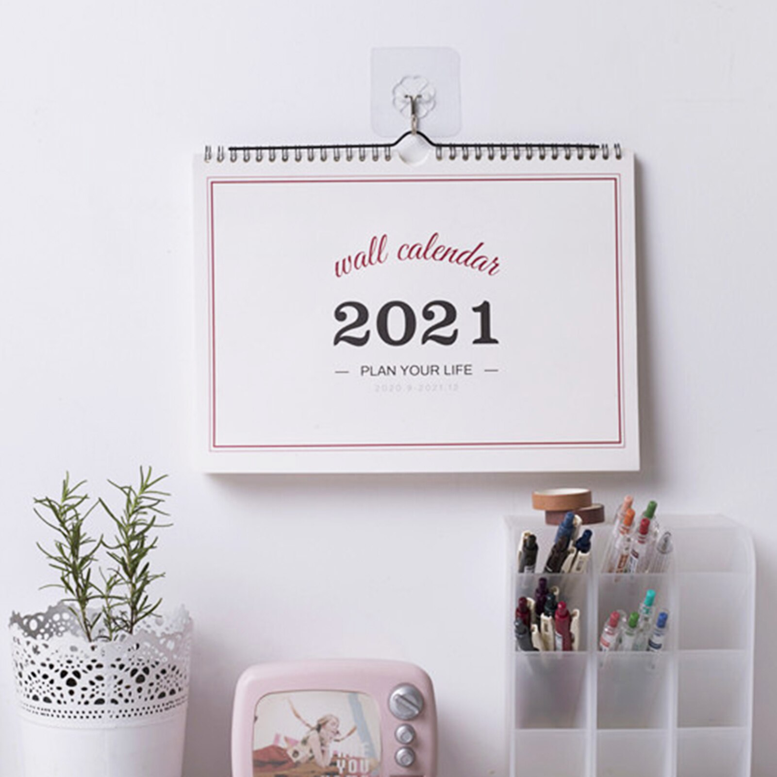 Monthly Daily Weekly Planner Spiral Notebook Time Grandado 9978