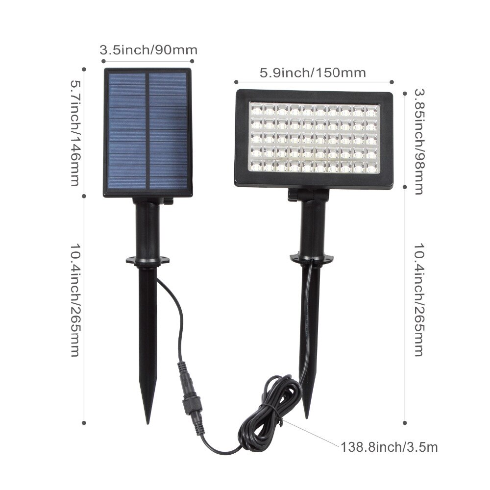 KHLITEC Solar Lamp Outdoor verlichting Solar Tuin ... – Vicedeal