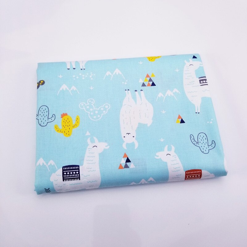 Katoen Twill Stof Baby Doek Alpaca Print Patchwork... – Vicedeal