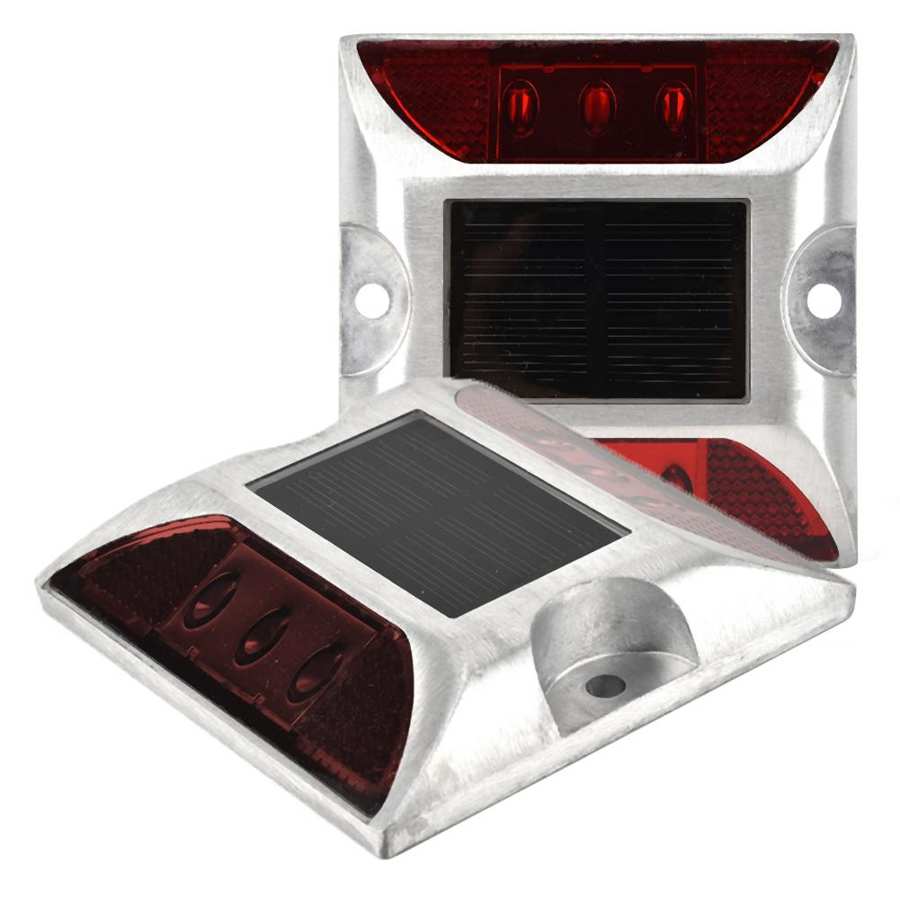 6 LED Solar Power Ground Marker Lights Waterproof ... – Grandado