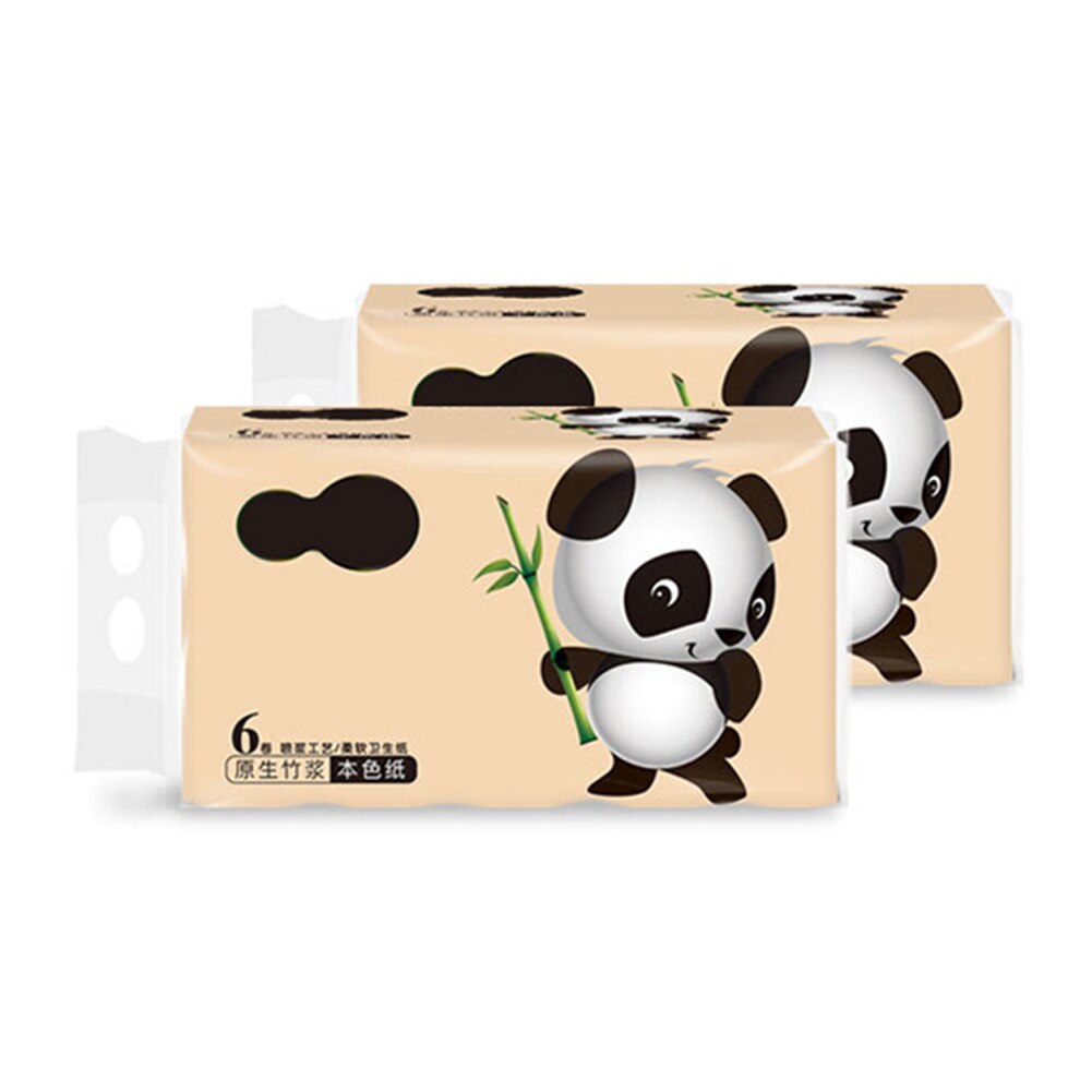 6 Rolls Toilet Paper Tissue Primary Wood Roll Pape... – Vicedeal