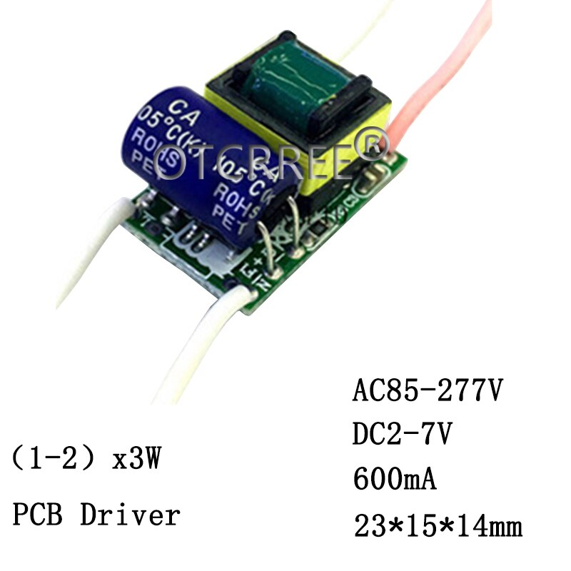 AC85-277V LED Driver 1-2x3w 2-4x3w 6-10x3w 10-18x3... – Grandado