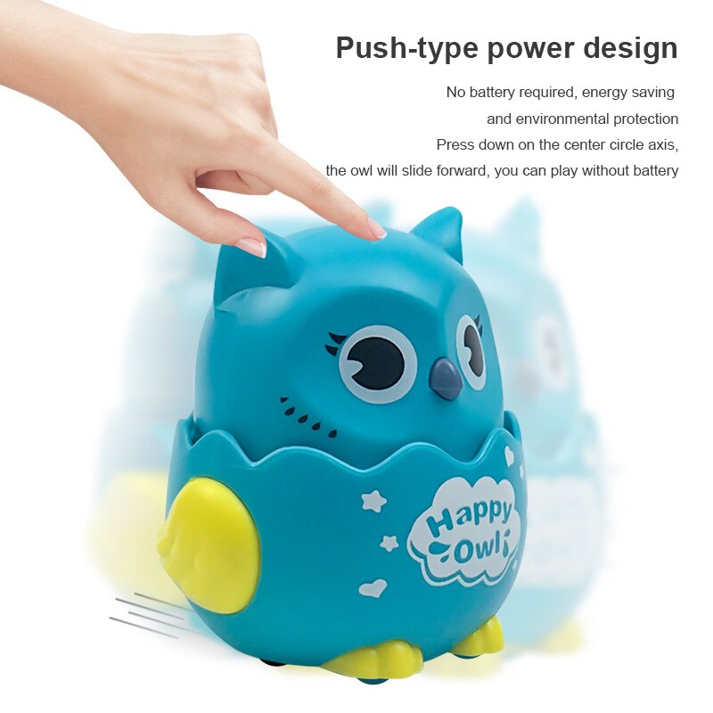 Classic Wind Up Toys Pressing Cartoon Owls Inertia... – Vicedeal