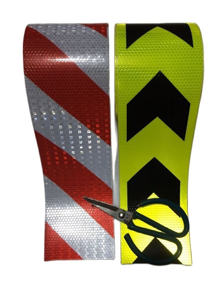10CM*1M Fluorescent Road Traffic Reflective Sticke... – Grandado