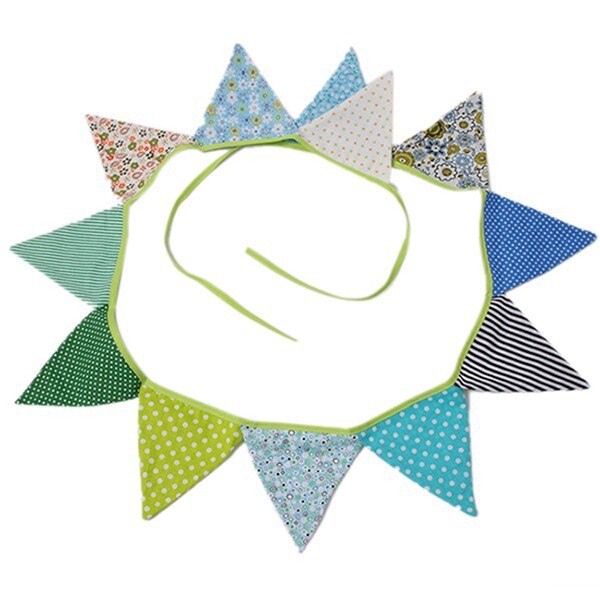 Fabric Flags Banners Decoration Colorful DIY Weddi... – Vicedeal