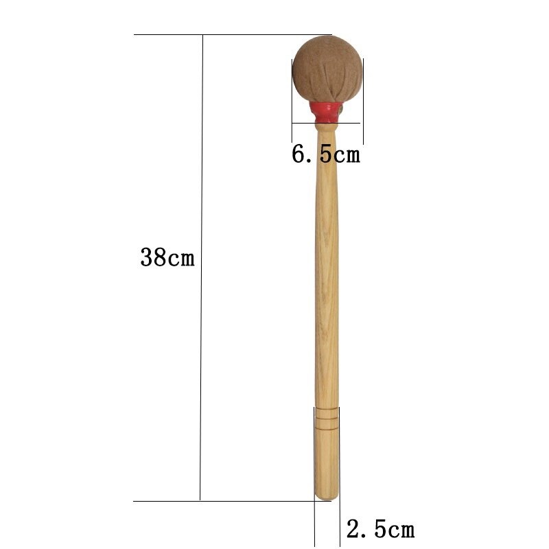 1 Pairs Baumwolle Tuch Holz Griff Trommel Stick An... – Vicedeal