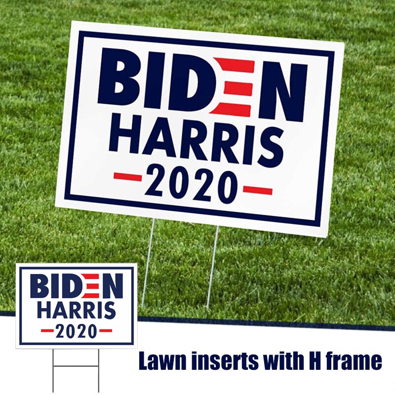 Biden/Harris for President Yard Signs with H-Frame... – Vicedeal
