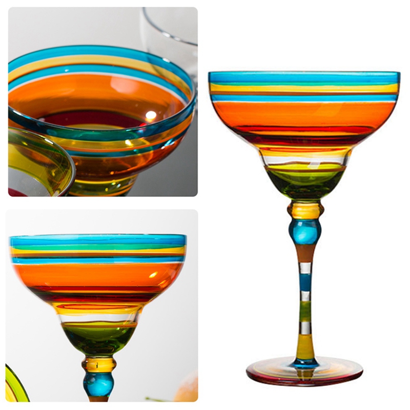 Handmade Colorful Cocktail Cup Europe Goblet Cup C... – Vicedeal