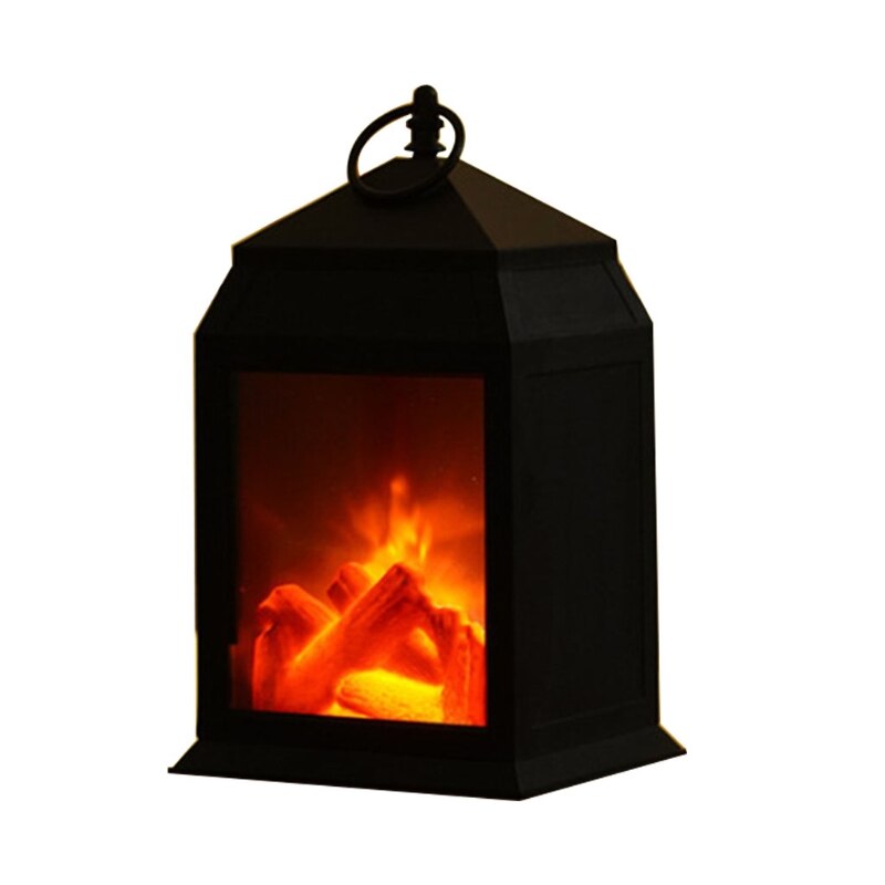 Nordic Style Simulated Fireplace LED Lantern Reali... – Grandado
