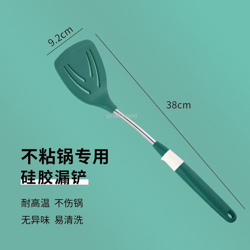 Silicone tongs spatula non-stick cookware cooking ... – Grandado