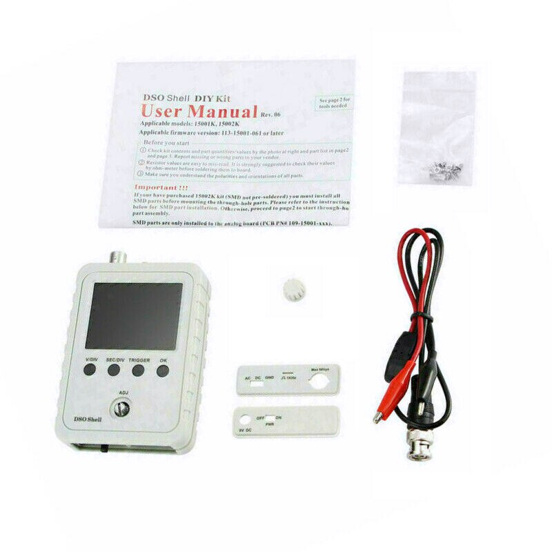 LCD Digital Oscilloscope With Probe DIY Kit Electr... – Vicedeal