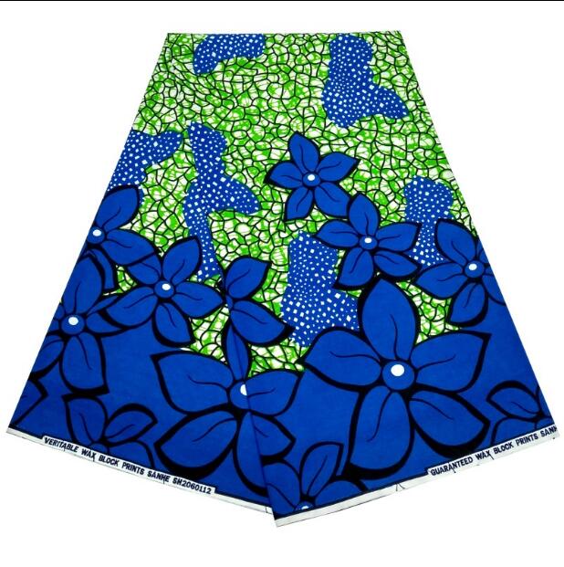 African Super Wax African wax fabric Cotton 6 Yard... – Grandado