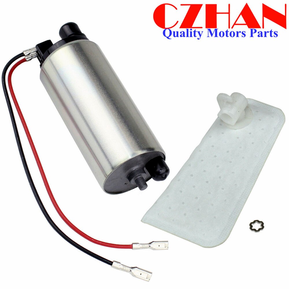 Motorcycle Fuel Pump w/filter strainer wire connec... – Grandado