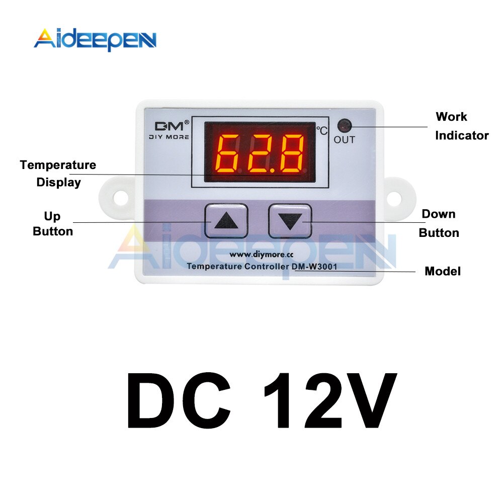 10A 12V 24V 220V AC Digital LED Temperature Contro... – Vicedeal