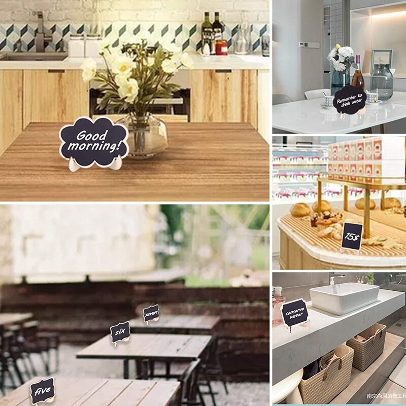 30Pcs Mini Chalkboard Sign Food Labels For Party B... – Grandado