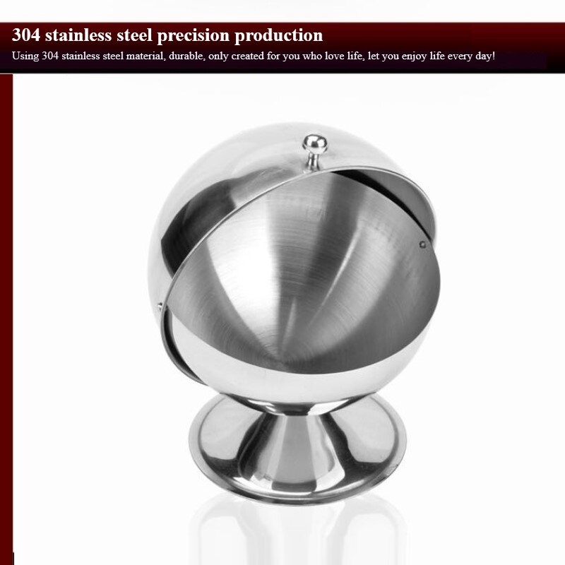 1/2/3PCS Stainless Steel Spherical Flip Cup Round ... – Grandado