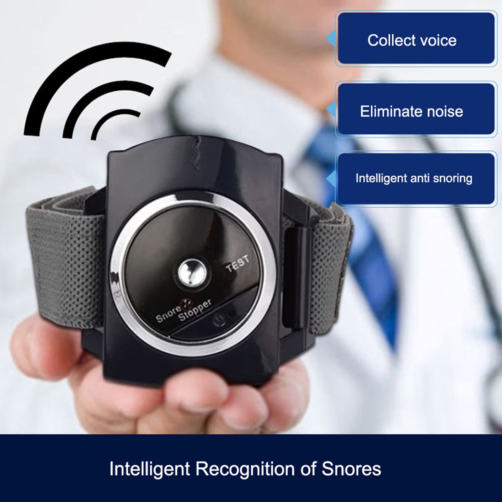 Anti Snoring Intelligent Snore Stopper Biosensor A... – Grandado