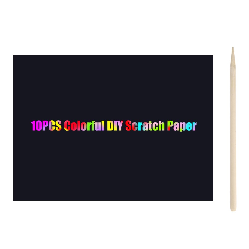 DIY Gradient Color Scratch Art Doodle Scraping Pai... – Grandado
