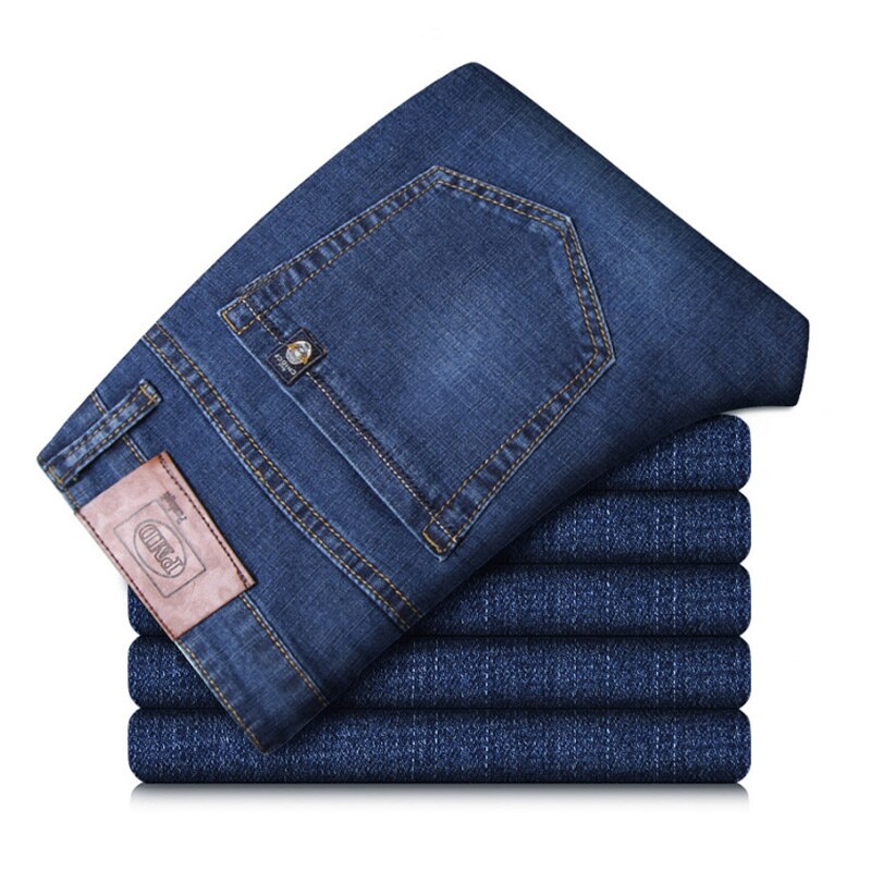 Jeans Men Blue Jean Men's Jenas Business Classic L... – Grandado