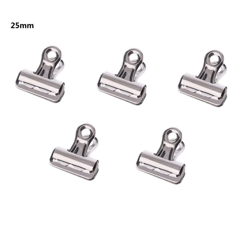 5PCS Metal Bulldog Clips Paper Letter Document Tic... – Grandado