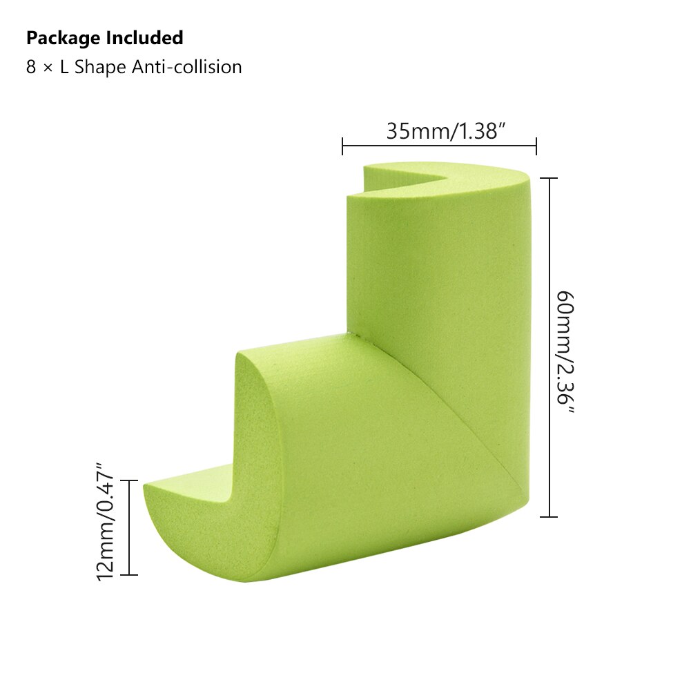 L Shape 8pcs Baby Safety Corner Protector Children... – Grandado