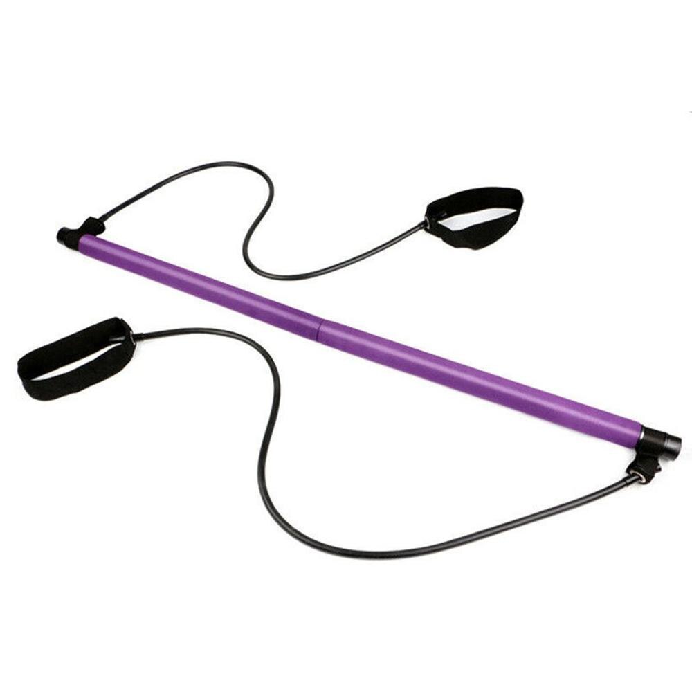 Portable Pilates Bar Kit Resistance Band Yoga Pila... – Grandado