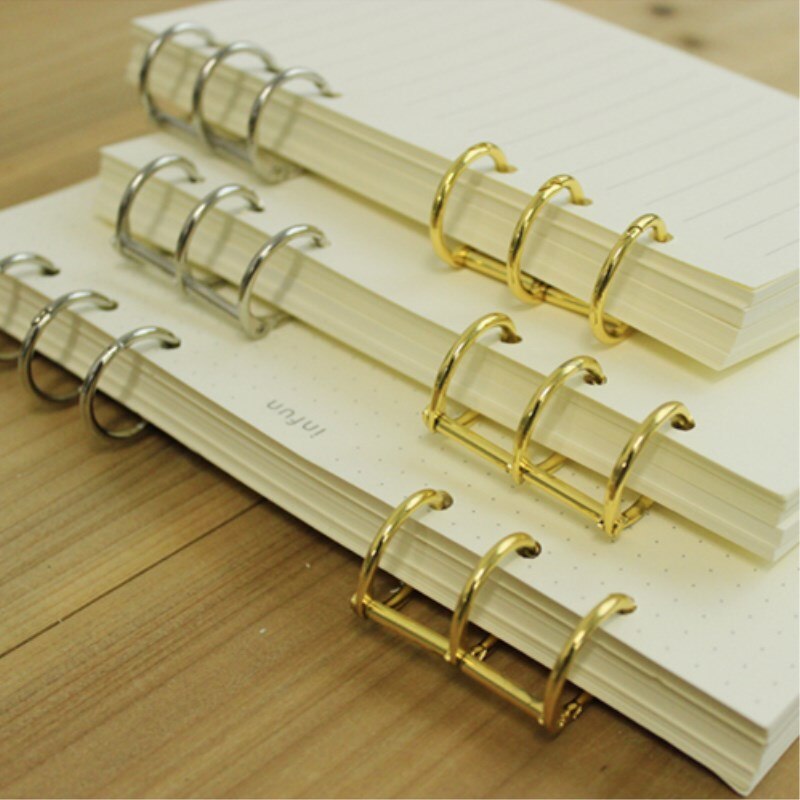 1 pair Loose leaf Spiral Notebook Stainless Steel ... – Vicedeal