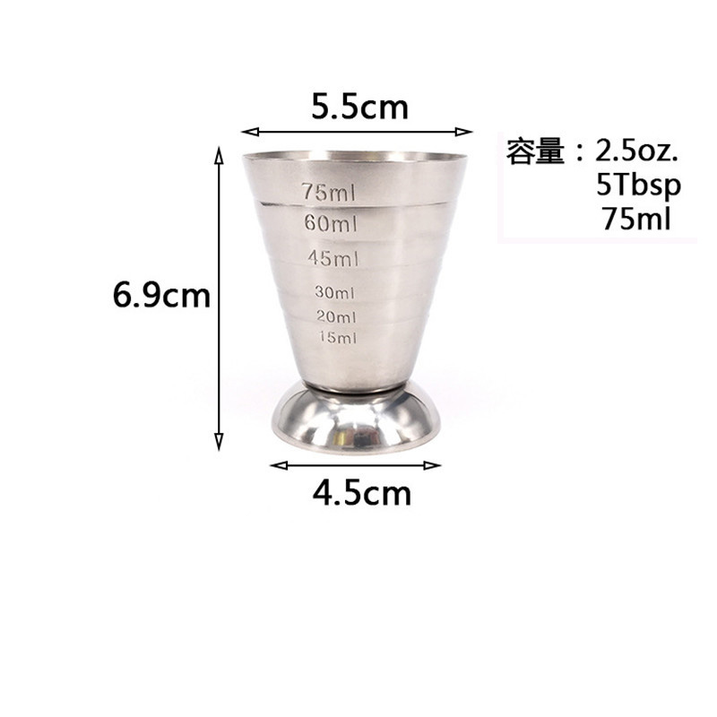 75ML Measuring Shot Cup Ounce Jigger Bar Cocktail ... – Grandado