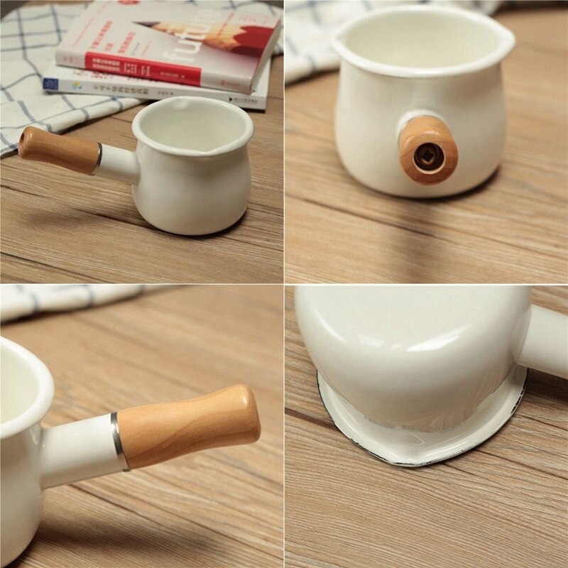 Enamel Milk Pan, Mini Butter Warmer 10cm Enamelwar... – Grandado