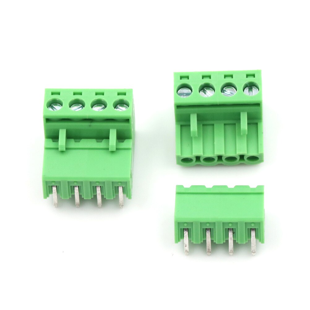 10Sets Plug-In Terminal Block 5.08Mm Pitch 4Pin Pl... – Grandado