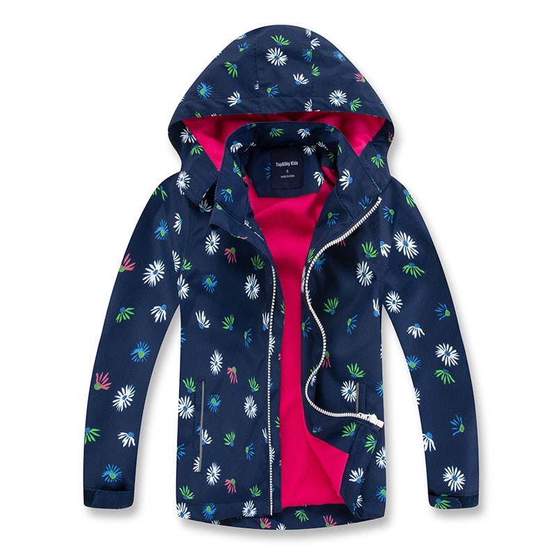 Girls Jackets Winter Kids Printing Outerwear Water... – Grandado