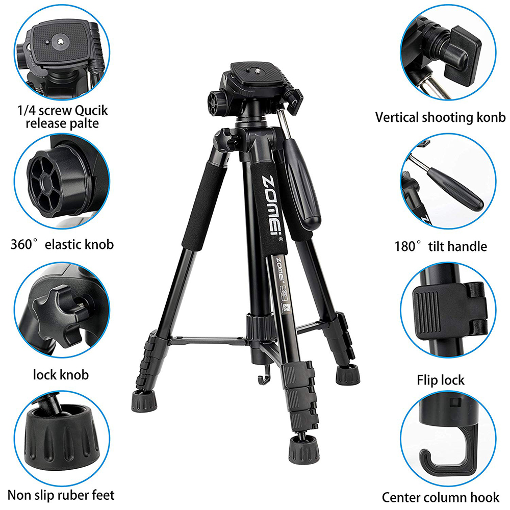 Cadiso Q222 Video Foto Kamera Stativ flexibel Foto... – Grandado