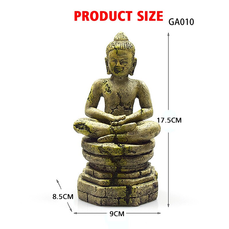Aquarium Landscape Resin Buddha Statue Fish Tank O... – Grandado