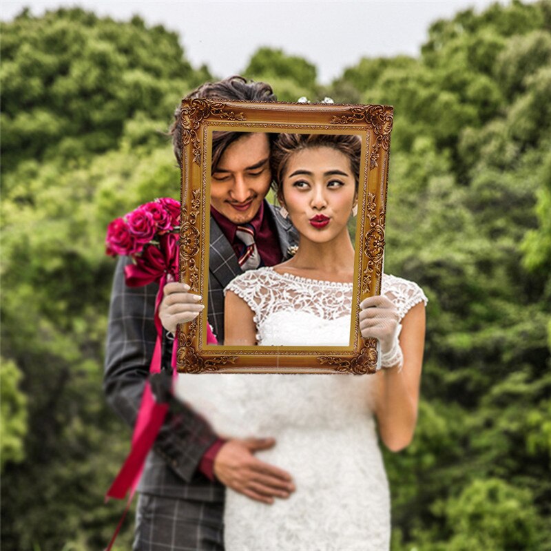 Vintage European Paper Photo Frame Booth Props for... – Grandado