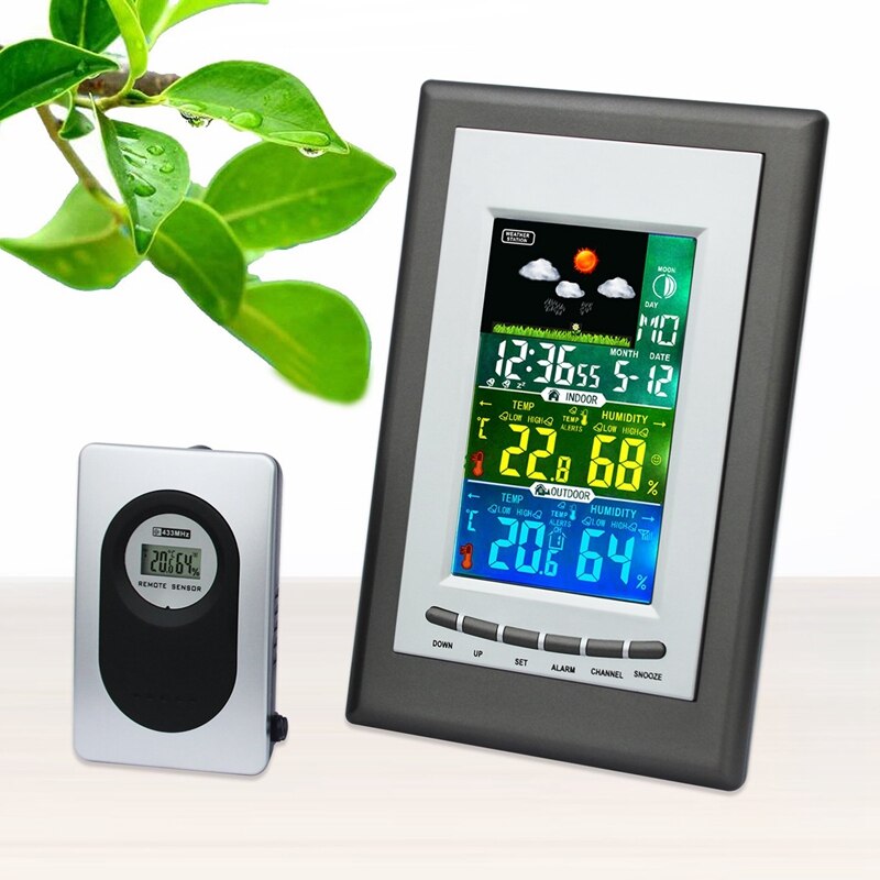 Multifunction Color Weather Station with Indoor an... – Grandado