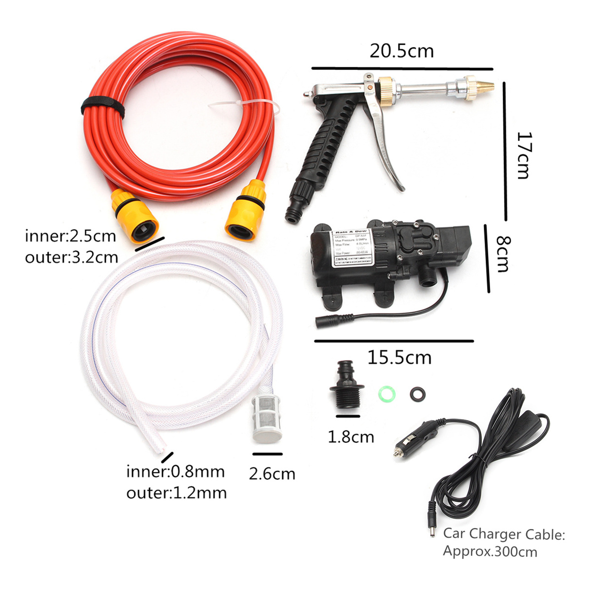 DC 12V 65W Household Portable High Pressure Mini C... – Grandado