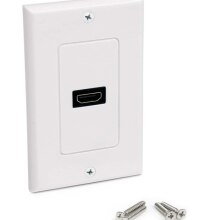 HDMI PLATE Single Outlet Female HDMI Wall Plate Wh... – Grandado