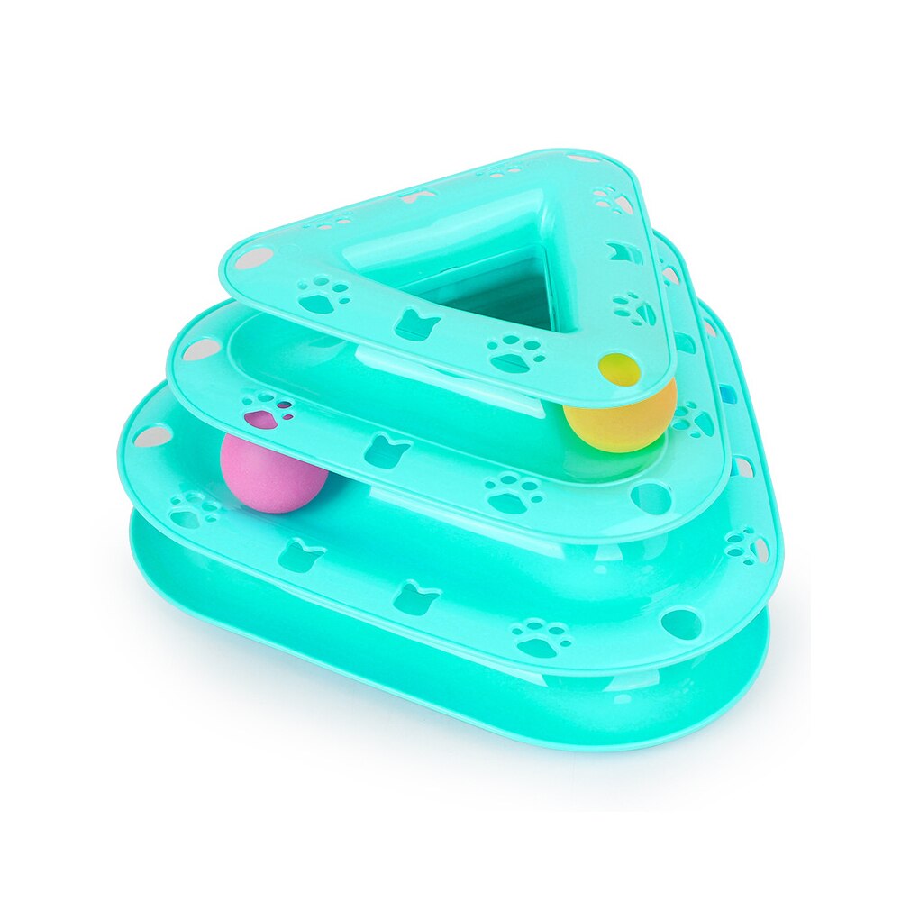 Pets Interactive Toys Cats Three-tier Turntable Pe... – Vicedeal