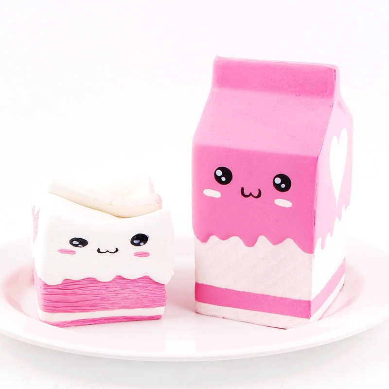 Squishy Milk box Antistress Toys Kawaii Stress Rel... – Vicedeal