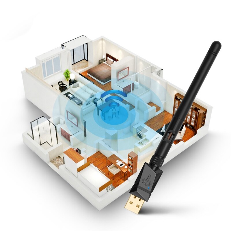 WiFi Transmitter Receiver 600 Mbps 2.4G+5G Dual Ba... – Grandado