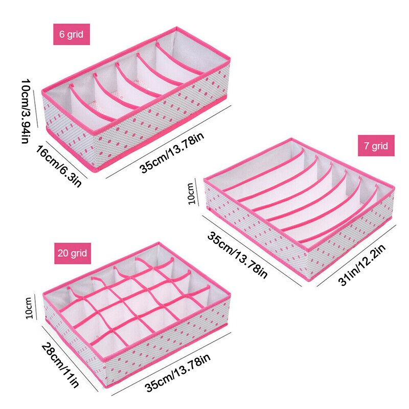 Underwear Bra Organizer Storage Box 3 Colors Drawe... – Grandado