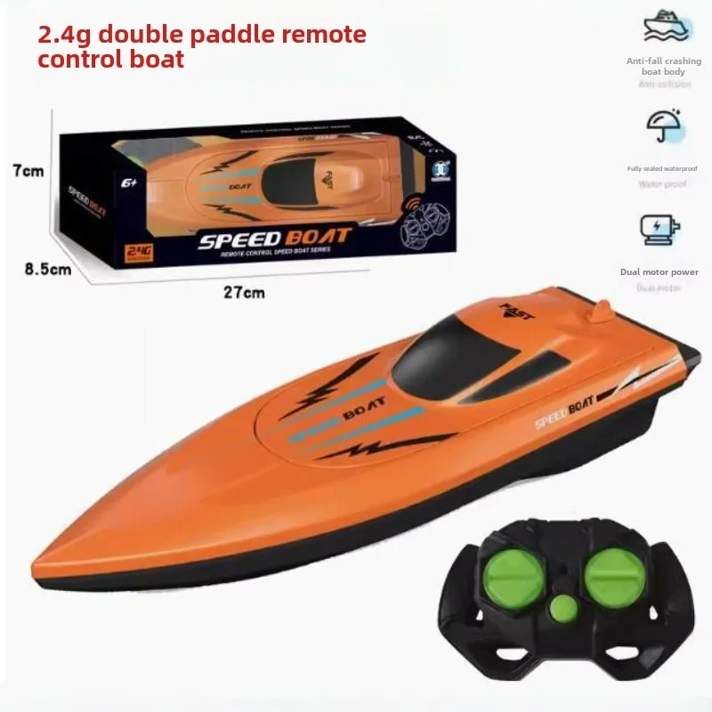 Barco de juguete con control remoto, bote de remos... – Grandado
