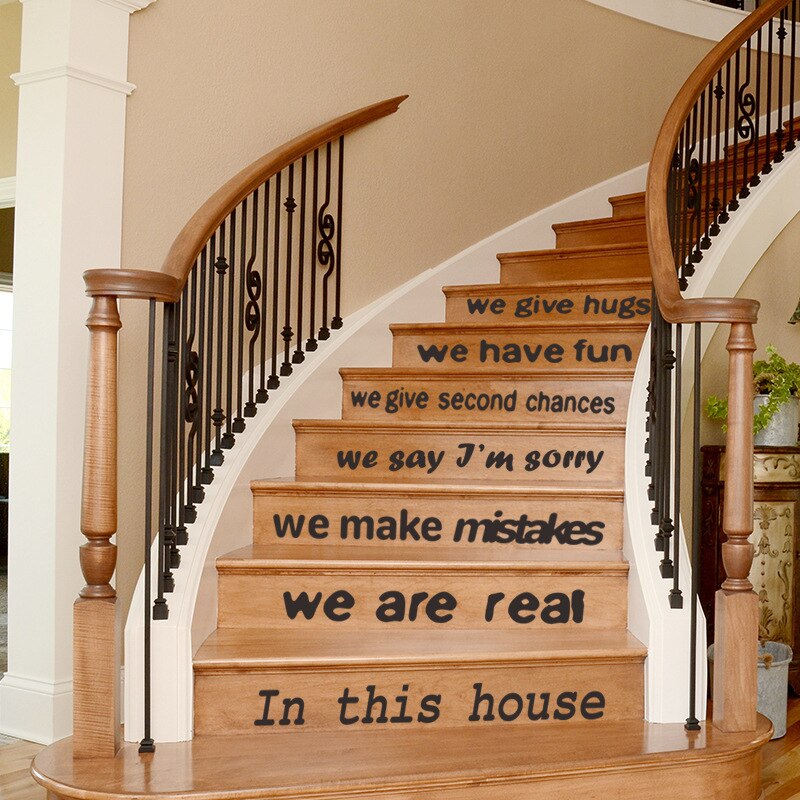 Letters Wall Decor Stickers Stair Decals Quotes St... – Vicedeal Letters Wall Decor Stickers Stair Decals Quotes St... – Vicedeal