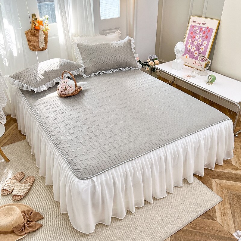 3Pc Set Bed Mat Korea Latex Bed Rok Effen Kleur Sp... – Vicedeal
