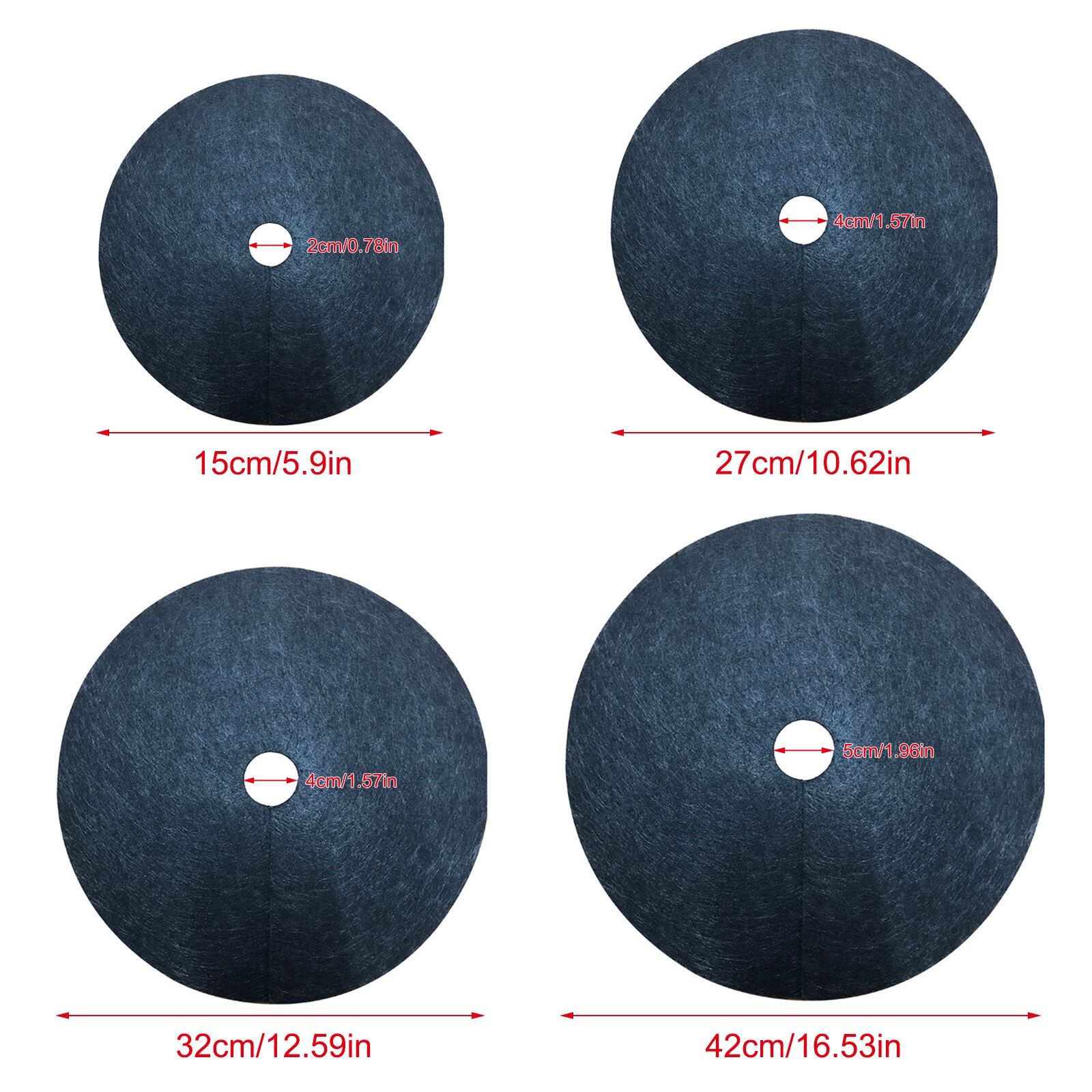 Weeding Cloth Covering Ring 15cm Diameter 12pcs Co... – Vicedeal