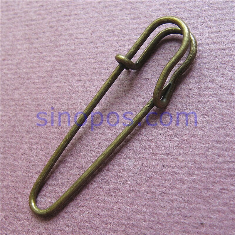 Steel Large Brooch Pin No Coil, U-end big fibula s... – Grandado